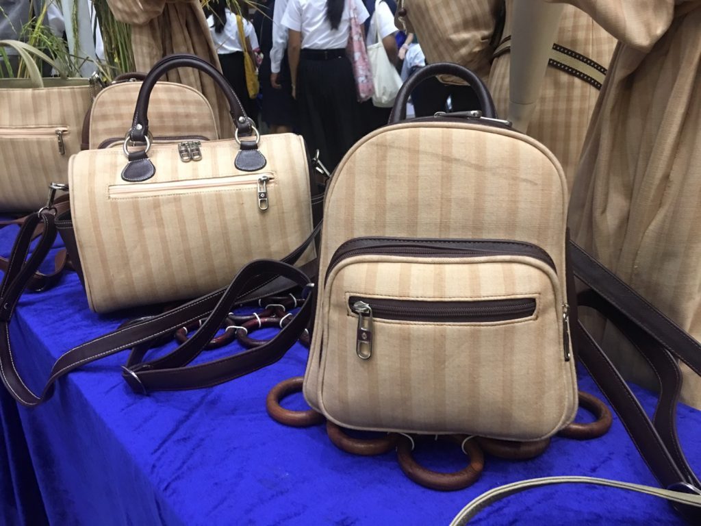 RMUTT researchers produced a textile product “Loincloth” from rice straw