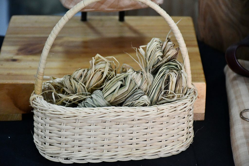 RMUTT researchers produced a textile product “Loincloth” from rice straw