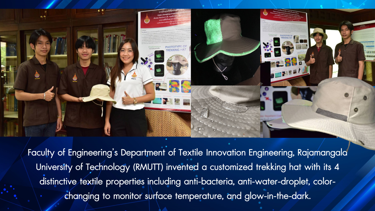 RMUTT invents ‘Anti-bacteria, Anti-Water-Droplet, Color-Changing, and ...