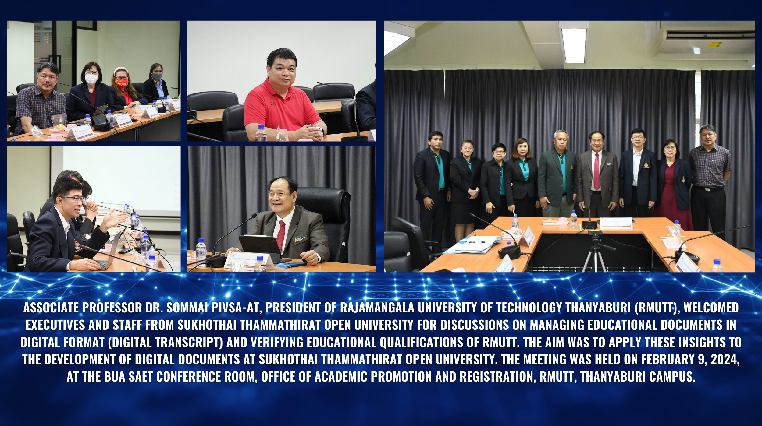 Sukhothai Thammathirat Open University Visits for Study on Digital ...