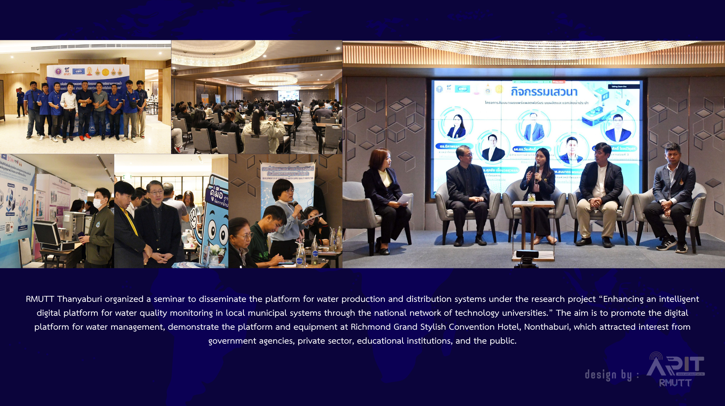 RMUTT Thanyaburi and its network launch an intelligent digital platform for real-time water ...